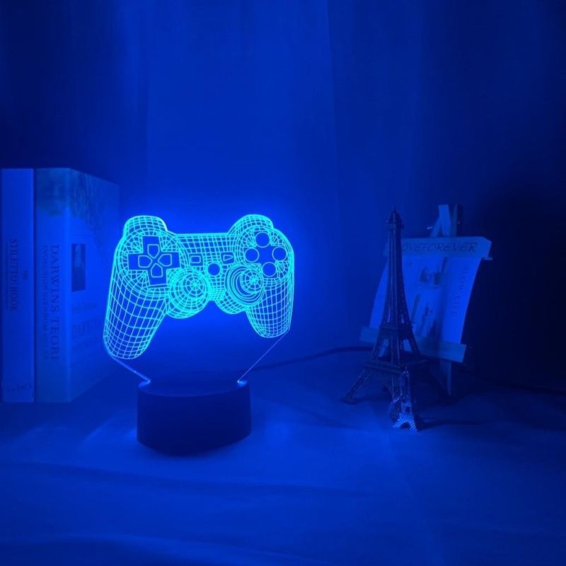 Lámpara LED Mando PlayStation 3D